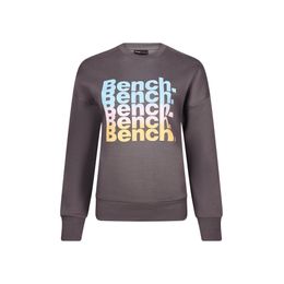 Bench Sweatshirt Damen Gr&ouml;&szlig;e M hellblau / pastellgelb / dunkelgrau / rosa