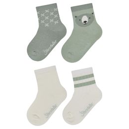 Sterntaler Socken Jungen Gr&ouml;&szlig;e 18 pastellgr&uuml;n / offwhite