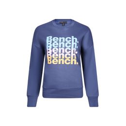 Bench Sweatshirt Damen Gr&ouml;&szlig;e M/L enzian / hellblau / pastellgelb / rosa