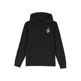 Volcom Sweatshirt 'ICONIC STONE' Jungen Gr&ouml;&szlig;e 146/152 schwarz / wei&szlig;