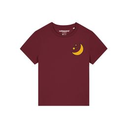 Watapparel T-Shirt 'Moon & Stars' Damen Gr&ouml;&szlig;e M curry / weinrot / schwarz