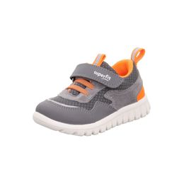Superfit Sneaker 'SPORT7 Mini' Jungen Gr&ouml;&szlig;e 23 grau / orange / wei&szlig;