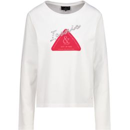monari Shirt Damen Gr&ouml;&szlig;e S rot / offwhite
