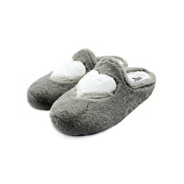 THIES Pantolette 'THIES 1856 Rec Heart Slipper Love' Damen Gr&ouml;&szlig;e 42 taupe