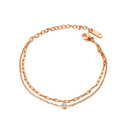 Kim Johanson Armband 'Giulia' Damen Gr&ouml;&szlig;e 16 / 21 cm rosegold
