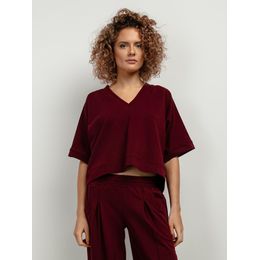 Tessita Oversizeshirt Damen Gr&ouml;&szlig;e XS/S burgunder