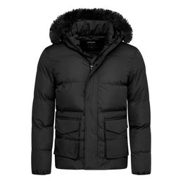 behype Winterjacke 'BHADLYR' Herren Gr&ouml;&szlig;e XL schwarz