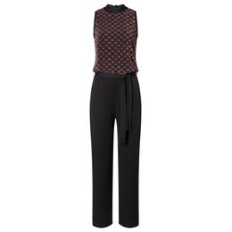 ana alcazar Jumpsuit 'Ably' Damen Gr&ouml;&szlig;e XS bordeaux / schwarz