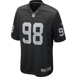 Nike Trikot 'Las Vegas Raiders Game Home M Crosby' Herren Gr&ouml;&szlig;e S grau / schwarz