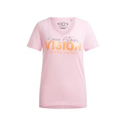 SOCCX T-Shirt Damen Gr&ouml;&szlig;e XS rosa