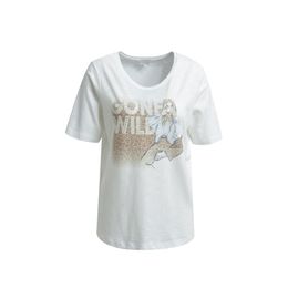 Milano Italy T-Shirt Damen Gr&ouml;&szlig;e XXL beige / wollwei&szlig;