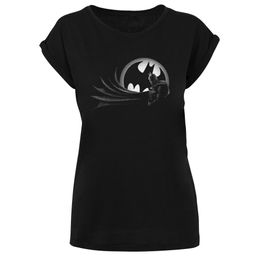 F4NT4STIC Shirt 'DC Comics Batman Spot' Damen Gr&ouml;&szlig;e XXL grau / schwarz / wei&szlig;