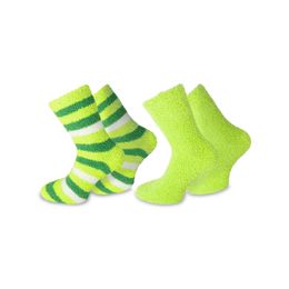 Normani Socken Damen Gr&ouml;&szlig;e 36/41 gr&uuml;n / hellgr&uuml;n / wei&szlig;
