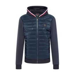 Le Temps Des Cerises Sweatjacke 'THOL' Herren Gr&ouml;&szlig;e XXXL navy / rot / wei&szlig;