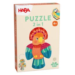 Haba Puzzle '2in1' Herren Gr&ouml;&szlig;e onesize bunt