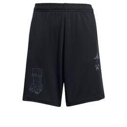 adidas Sportswear Sportshorts 'Minecraft' Jungen Gr&ouml;&szlig;e 164 blau / schwarz