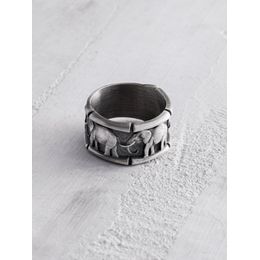 Reytel Ring 'ELEPHANT'S WISDOM' Herren Gr&ouml;&szlig;e 68 silber