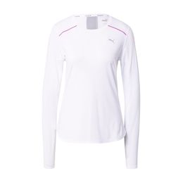 Puma Sportshirt 'Marathon' Damen Gr&ouml;&szlig;e XL hellgrau / magenta / wei&szlig;