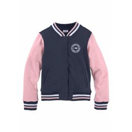 Kangaroos Sweatjacke M&auml;dchen Gr&ouml;&szlig;e 104/110 marine / hellpink