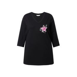 Angel of Style Shirt Damen Gr&ouml;&szlig;e XXL pink / schwarz / wei&szlig;