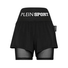 Plein Sport Sportshorts Damen Gr&ouml;&szlig;e M schwarz / wei&szlig;