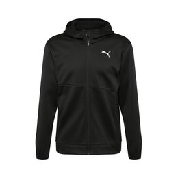 Puma Sportsweatjacke 'TRAIN ALL DAY' Herren Gr&ouml;&szlig;e L schwarz / wei&szlig;