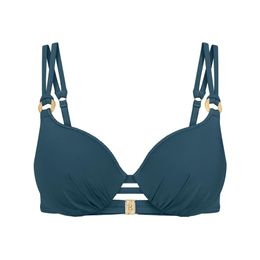 Triumph B&uuml;gel-Bikini-Top ' Summer Twist ' Damen Gr&ouml;&szlig;e 80 dunkelblau