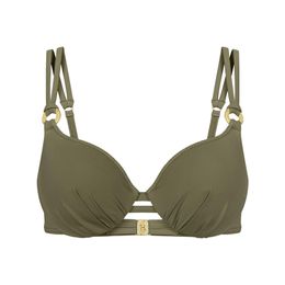 Triumph B&uuml;gel-Bikini-Top ' Summer Twist ' Damen Gr&ouml;&szlig;e 80 khaki