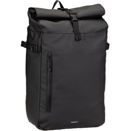 Sandqvist Rucksack 'Stream Slim Rolltop M' Herren Gr&ouml;&szlig;e One Size schwarz
