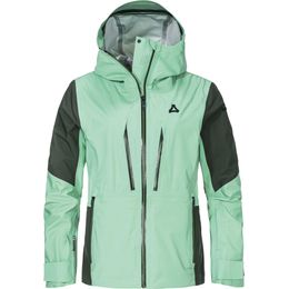 Sch&ouml;ffel Sch&ouml;ffel Sportjacke 'Lufeld' Damen Gr&ouml;&szlig;e L mint / dunkelgr&uuml;n