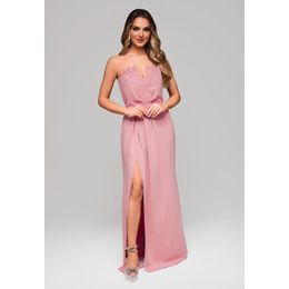 Ombre Abendkleid Damen Gr&ouml;&szlig;e 38 rosa Winterkleid