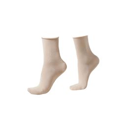 CALZEDONIA Socken Damen Gr&ouml;&szlig;e 36/38 beige