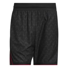adidas Performance Sportshorts 'Anthony Edwards Crazy Lite' Herren Gr&ouml;&szlig;e XXL anthrazit / rot / schwarz