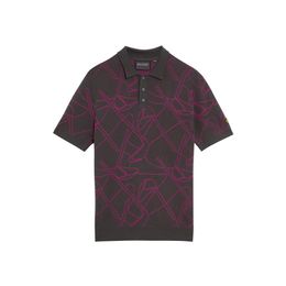 Lyle & Scott Lyle & Scott Poloshirt Herren Gr&ouml;&szlig;e S anthrazit / neonpink