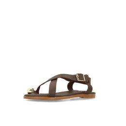 Manfield Sandalen Damen Gr&ouml;&szlig;e 42 braun