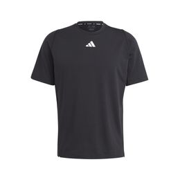adidas Performance Funktionsshirt 'Train Icons' Herren Gr&ouml;&szlig;e XL blau / orange / schwarz / wei&szlig;