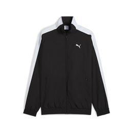 Puma Trainingsjacke 'T7' Herren Gr&ouml;&szlig;e L schwarz / wei&szlig;