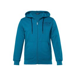 Men Plus Sweatjacke Herren Gr&ouml;&szlig;e 4XL rauchblau