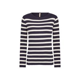 soyaconcept Pullover 'Dollie' Damen Gr&ouml;&szlig;e M marine / wei&szlig;