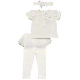 Rock A Bye Baby Boutique Set 'Schleife' M&auml;dchen Gr&ouml;&szlig;e 86 creme