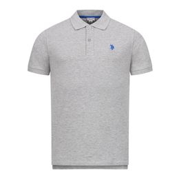 U.S. Polo Assn. Poloshirt Herren Gr&ouml;&szlig;e S azur / graumeliert