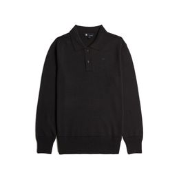 G-Star Raw G-star Pullover 'Premium Core Dunda Polo Knit' Herren Gr&ouml;&szlig;e M schwarz