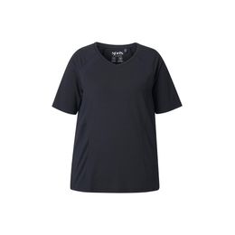 Ulla Popken Shirt Damen Gr&ouml;&szlig;e M/L marine / schwarz