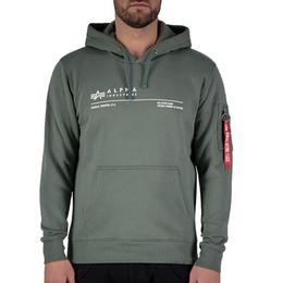 Alpha Industries Sweatshirt 'Al Reflective' Herren Gr&ouml;&szlig;e L gr&uuml;n