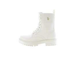 U.S. Polo Assn. Boots Damen Gr&ouml;&szlig;e 41 wei&szlig; Winterschuhe