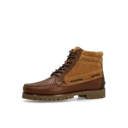 Manfield Schn&uuml;rboots Herren Gr&ouml;&szlig;e 41 cognac