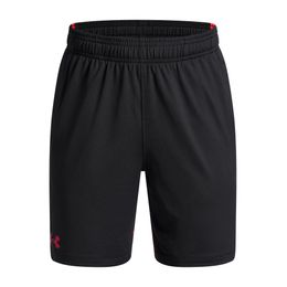 Under Armour Sportshorts Jungen Gr&ouml;&szlig;e 116/122 rot / schwarz