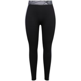 Ulla Popken Hose Damen Gr&ouml;&szlig;e 62/64 schwarz / wei&szlig;