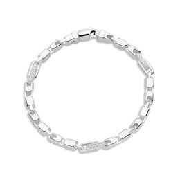 Tony Fein Armband 'Monte Carlo' Herren Gr&ouml;&szlig;e 20 cm silber