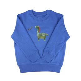 Meladi Sweatshirt 'Dino' M&auml;dchen Gr&ouml;&szlig;e 98/104 aqua
